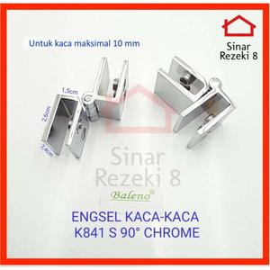Jual Engsel Jepit Kaca ke Kaca K841 S Chrome Pintu Lemari Etalase ...