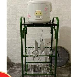 Jual Rak magic com tebal/rak susun 3/rak dapur/rak piring /rak galon ...