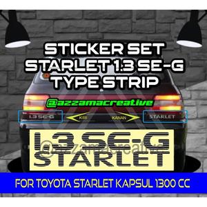 Jual Stiker Starlet 1.3 tipe Strip - Kab. Bandung - SDA AUTOSTORE ...