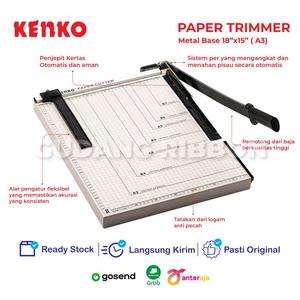 Jual KENKO PAPER TRIMMER CUTTER METAL BASE ALAT POTONG PEMOTONG KERTAS ...