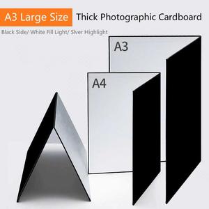 Jual Papan Reflector Lipat Cardboard 3 in 1 Reflective Paper A3 - Hitam ...