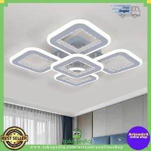 Jual Lampu Plafon Ruang Tamu Kamar Led Plafon Modern 4+1 Led 60W-Putih - Jakarta Barat ...