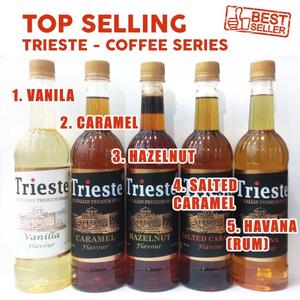 Jual 👍100mL Trieste Coffee Series Syrup - Sirup Trieste Caramel Vanila ...