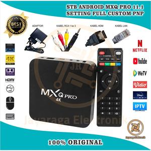 Jual STB Android Smart TV Box MXQ PRO 4K v11.1 TERBARU Full Custom Full ...