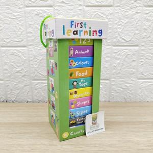 Jual Book Tower First Learning. Board book. 10 chunky board books ...
