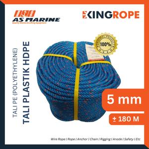 Jual Tali Plastik HDPE / Tali PE Polyethylene 5 mm +/- 180 Meter ...