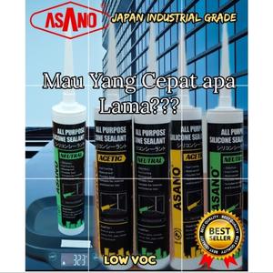 Jual Lem Silicone Silikon Sealent Netral Neutal White Putih ASANO 300 ...