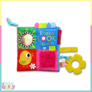 Jual Shake Look Touch Cloth Book (buku kain) with many interactive ...