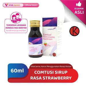 Jual Comtusi Sirup Rasa Strawberry / Batuk Berdahak / Alergi (60 ml ...