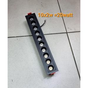 Jual LAMPU DOWNLIGHT BAR 20 WATT SPOT LIGHT 10 MATA 10X2W - Jakarta ...