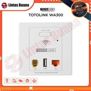Jual TOTOLINK In Wall Wireless Access Point (Wall Plate) 300Mbps - WA300 - Jakarta Timur ...