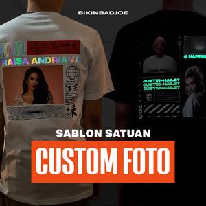 Jual Kaos Custom Sablon Foto Satuan - TEMPLATE A, RAINBOW - Kota Bandung - Bikinbadjoe Official ...