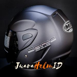 Jual SOW -532 MAZ HELM SONIC SOLID / GUNMETAL DOFF / HALFFACE SINGLE ...