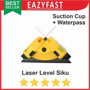Jual Penggaris Siku Sudut Laser Level Waterpass Leveling 90 Pasekon ...