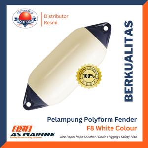Jual Pelampung / Dapra Kapal POLYFORM NORWAY Fender F8 White Color ...
