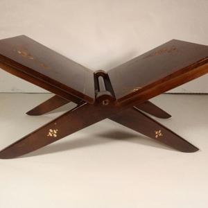 Jual Meja al Quran alas baca tatakan Quran Rekal al-Qur'an jati ukir ...