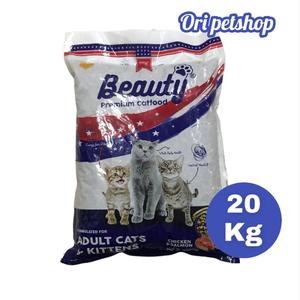 Jual GRAB/GOJEK - ( KARUNG 20KG ) - makanan kucing beauty cat food ...