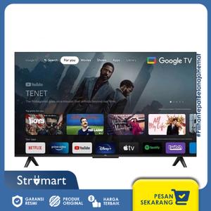 Jual TV TCL 50P635 EDGELESS 50 inch P635 UHD 4K SMART LED GOOGLE TV 4K ...