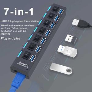 Jual USB Hub 7 Port USB 3.0 High Speed Extender - Jakarta Barat ...