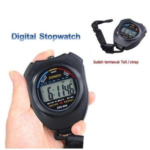 Jual Stopwatch Profesional Sports Stop Watch Digital LCD Dengan Strap ...