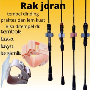 Jual Rak Joran Pancing Model Tempel Dinding Cantelan Joran Pancing ...