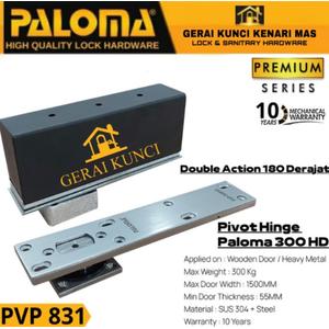 Jual Engsel Pivot Hinge PALOMA PVP 831 Engsel Pintu Tanam Lantai Kayu ...