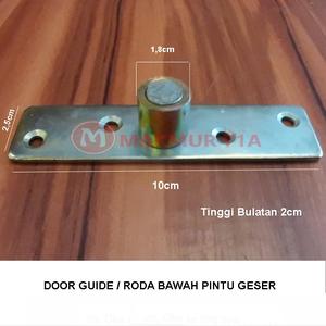Jual Door Guide BESI / Penahan Pintu Sliding / Roda bawah pintu Geser ...