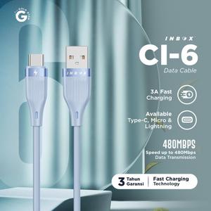 Promo Kabel Data Inbox CI-6 Micro , Type-c & Lightning USB Android atau ...