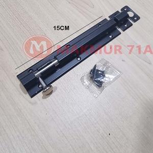 Jual Slot Pintu Bulat Knoxx 15 cm / Grendel Pintu 6 inch Black ...