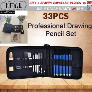 Jual 33 Pcs pensil sketsa menggambar set pencil skecth gambar lengkap - Jakarta Timur - Toko ...