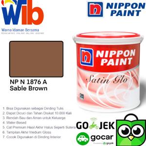 Jual Cat Interior Nippon Paint Satin Glo 2,5 Liter / Sable Brown N ...