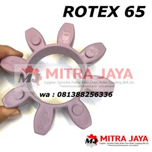 Jual RUBBER COUPLING ROTEX GR 65 ( KARET KOPLING ROTEX ) ELEMEN ELEMENT ...