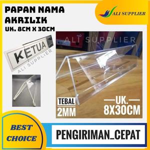 Jual Acrylic Meja Panitia / Akrilik Meja / Display Nama / Peustakaan ...