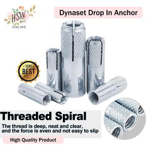 Jual Dinaset Drop In Anchor M6 M8 M10 M12 M14 M16 Dynaset Mur Dinding ...