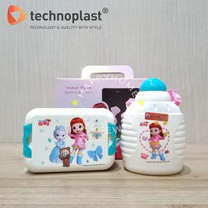 Jual Technoplast Paket Gift Set SCHOOL Design Ruby Lunch Box & Botol ...