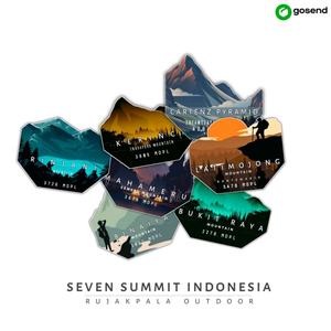 Jual STIKER LOGO EMBLEM SEVEN SUMMIT STIKER LAMINASI TUJUH GUNUNG ...