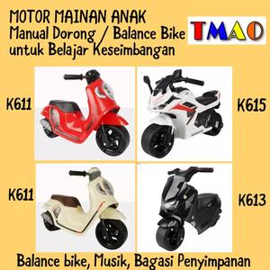 Jual Motor Anak Dorong PMB Scoopy Raid PCX CBR Balance Bike K611 K612 ...