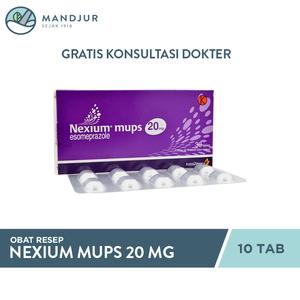 Jual Nexium Mups 20 Mg 10 Tablet / Esomeprazole / Tukak Lambung ...