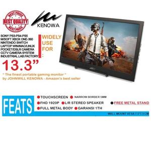 Jual Portable Gaming Monitor 13.3 Inch Touchscreen Baterai - Kenowa ...
