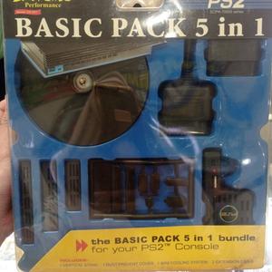 Jual Ready Basic pack 5in1 for PS2 type 7 series ( vertical stand, mini ...
