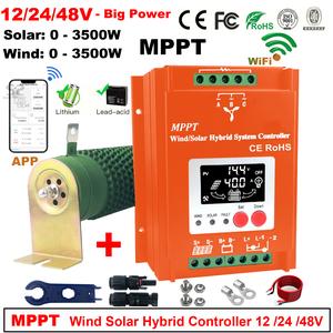 Jual big 7000W MPPT Hybrid Wind Solar Charge Discharge Booster Controller - Jakarta Barat ...