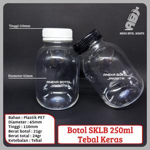 Jual Botol gendut 250 ml tebal / Botol SKLB 250 ml tebal - Jakarta ...