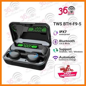 Jual TWS BTH F9-5 Tampilan LED TWS Headset Bluetooth with Mic Sentuh ...