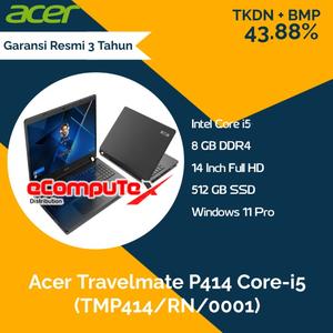 Jual Laptop Acer Travelmate P414 (TMP414/RN/0001) i5 8GB 512GB - TKDN ...