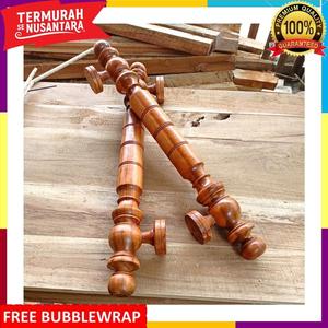 Jual HANDLE PINTU KAYU TARIKAN GAGANG HANDLE HENDEL PINTU BAHAN KAYU ...