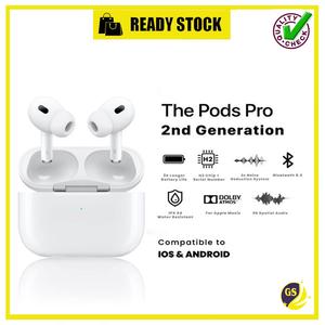 Jual Headset Pods Pro 2 VERSI PALING BARU 2nd Generation 2023 Support ios - Jakarta Utara ...