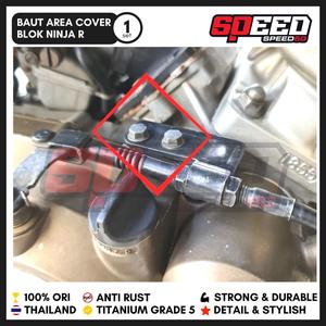Jual Baut Kleman Area Blok Mesin Kawasaki Ninja R Titanium Grade 5 King ...