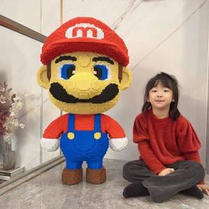 Jual LEGO Kecil Super Mario, Kompatibel balok bangunan hadiah ulang ...