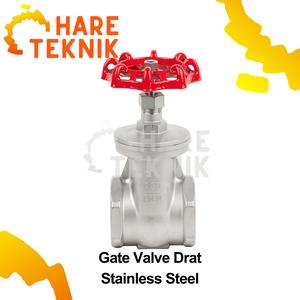 Jual Gate Valve Drat Stainless Steel 316 Size 1" Inch - Jakarta Barat ...