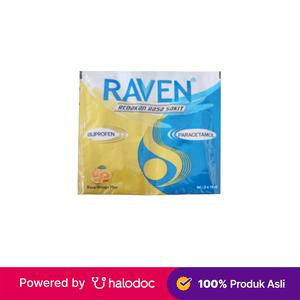 Jual Raven Sirup 10 ml 2 Sachet - Obat Pereda Demam & Nyeri - Halodoc ...